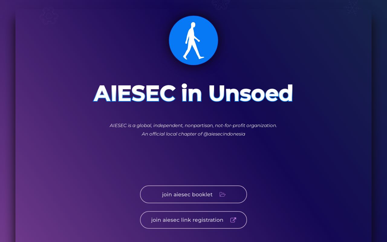 AIESEC in Unsoed Homepage